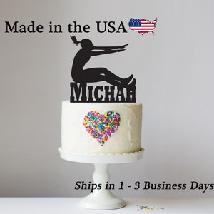 Long Jump Cake Topper Track and Field Sports Birthday Party - Etsy
