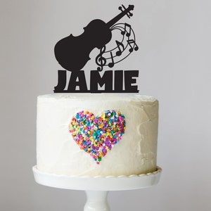 Violin, Cake Topper, Music, Treble Clef, Woodwind, Musician, Band Party ...
