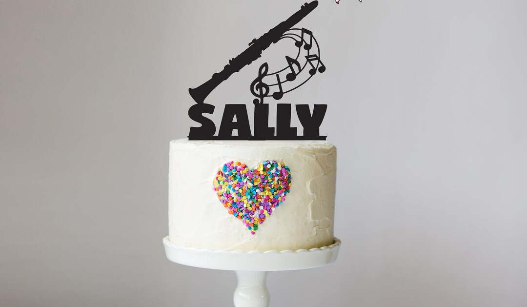 Clarinete, Cake Topper, Música, Clave de sol, Viento de madera, Músico ...