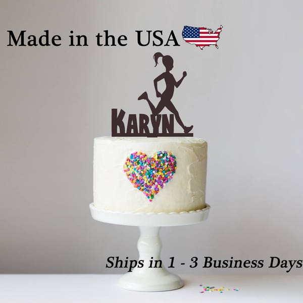 Running Shoe Cake Topper - Etsy