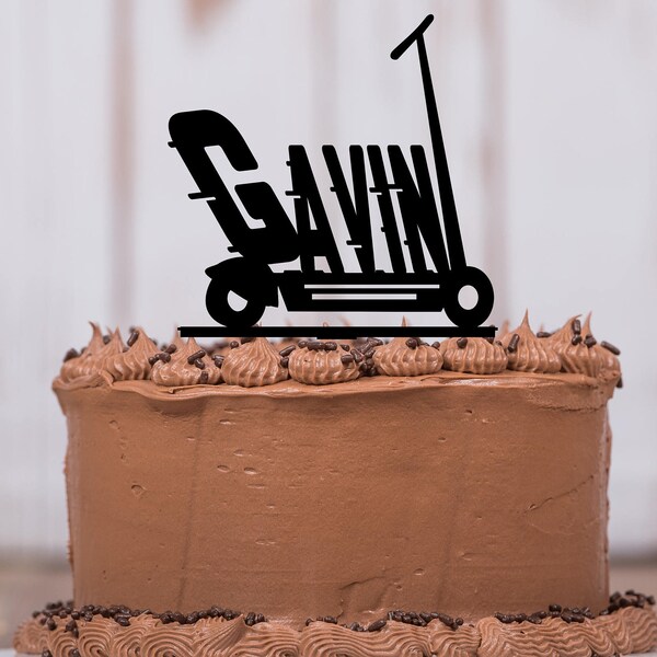 Scooter Cake Topper - Etsy