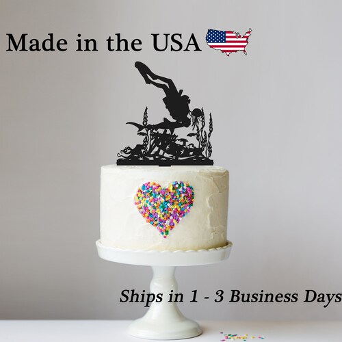 Scuba Diving Cake Topper Snorkeling Cake Topper Personalized - Etsy