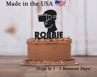 Gamer Cake Topper Game Controller Boys Birthday Party | Etsy