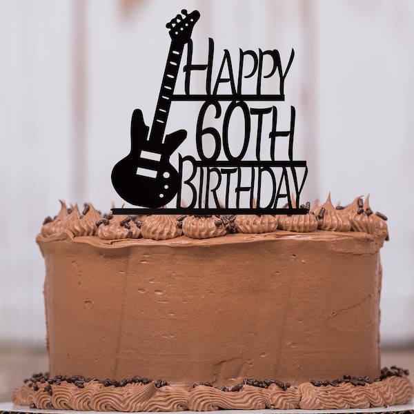 Bass Guitar Cake Decorations - Etsy