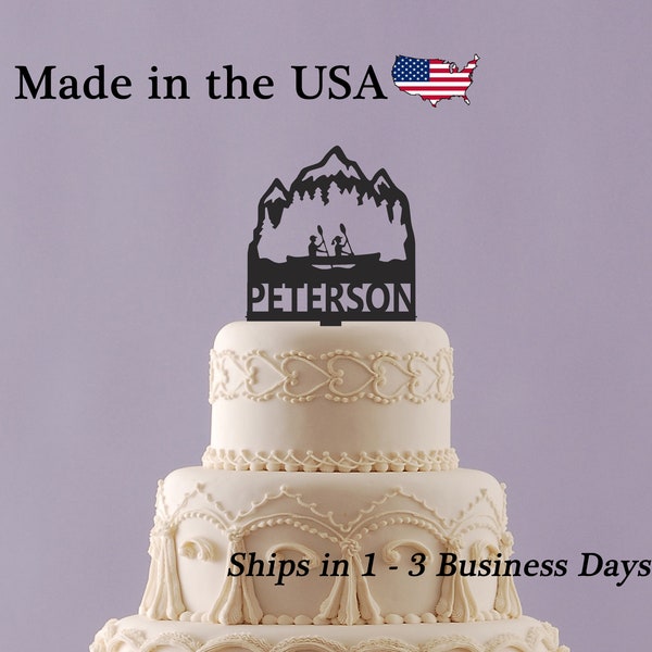 Canoe Cake Topper - Etsy