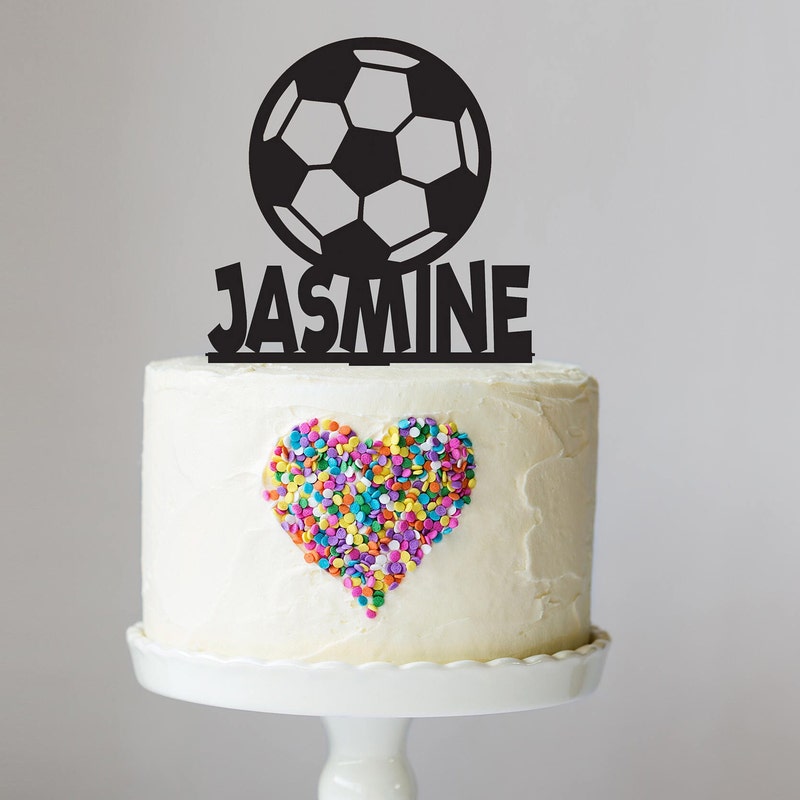 Soccer Cake Topper - Etsy