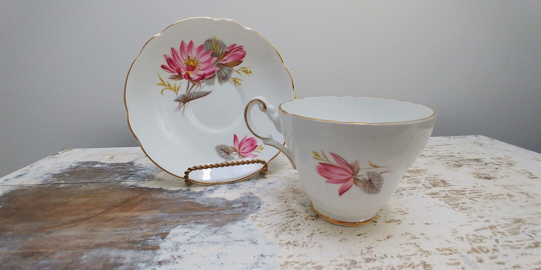 Regency Bone China Cup and Saucer - Etsy