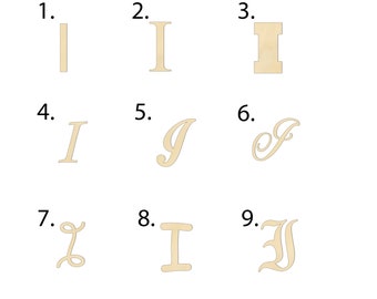 Letter i monogram | Etsy