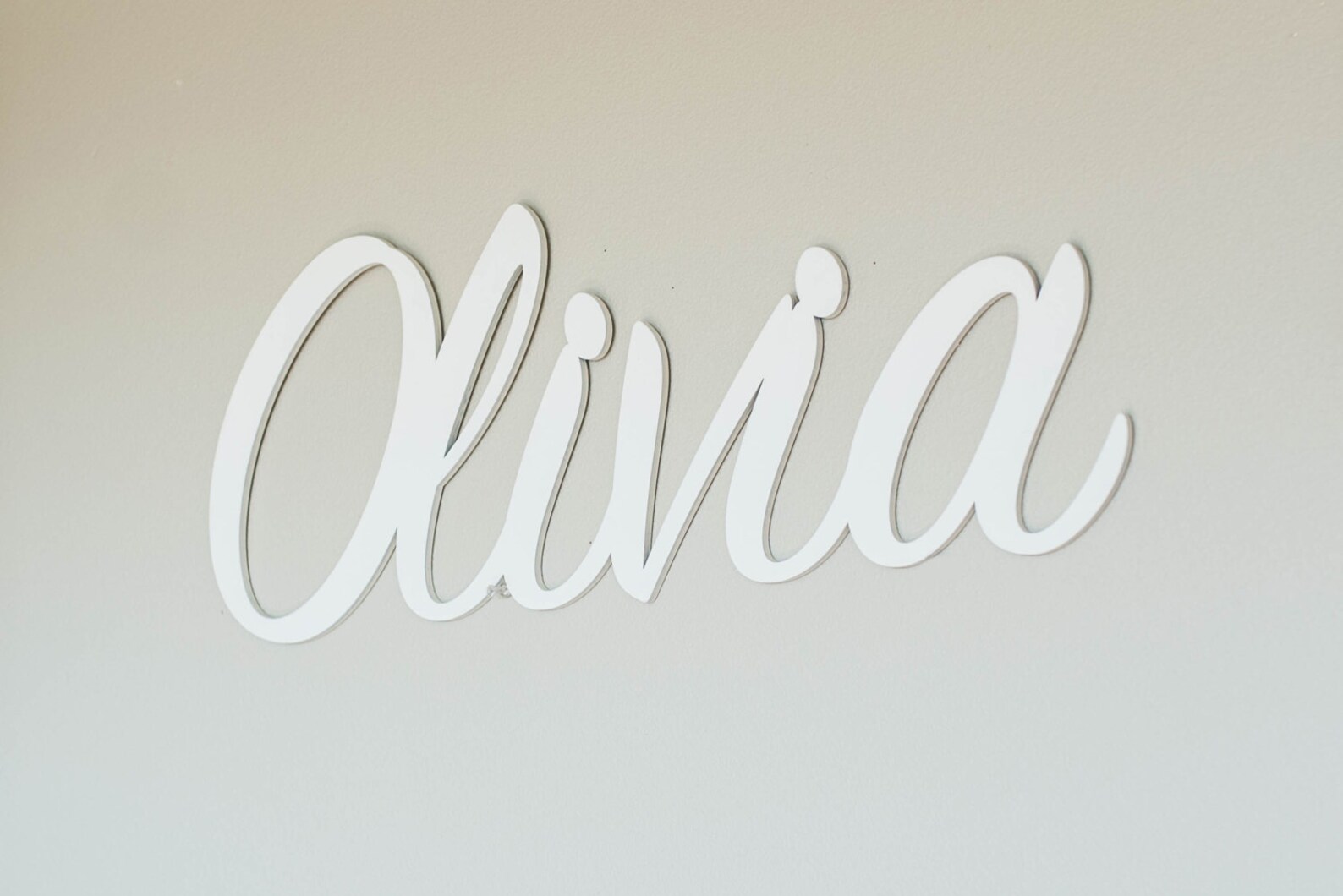 Wooden Wall Name Sign, Custom Wood Name for Nursery, Baby Name Decor ...