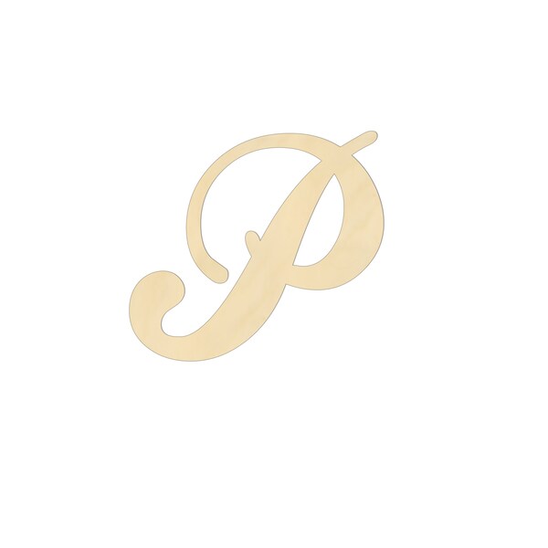 Wooden Letter P - Etsy