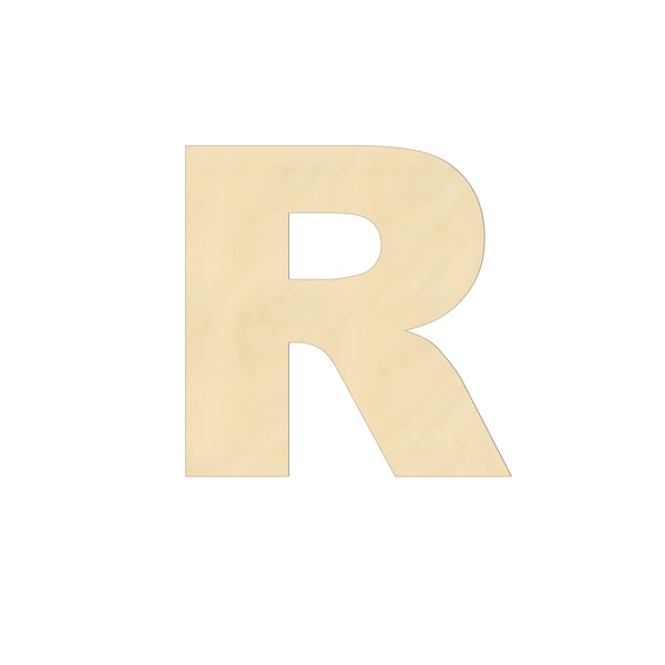 Wooden Letter R - Etsy