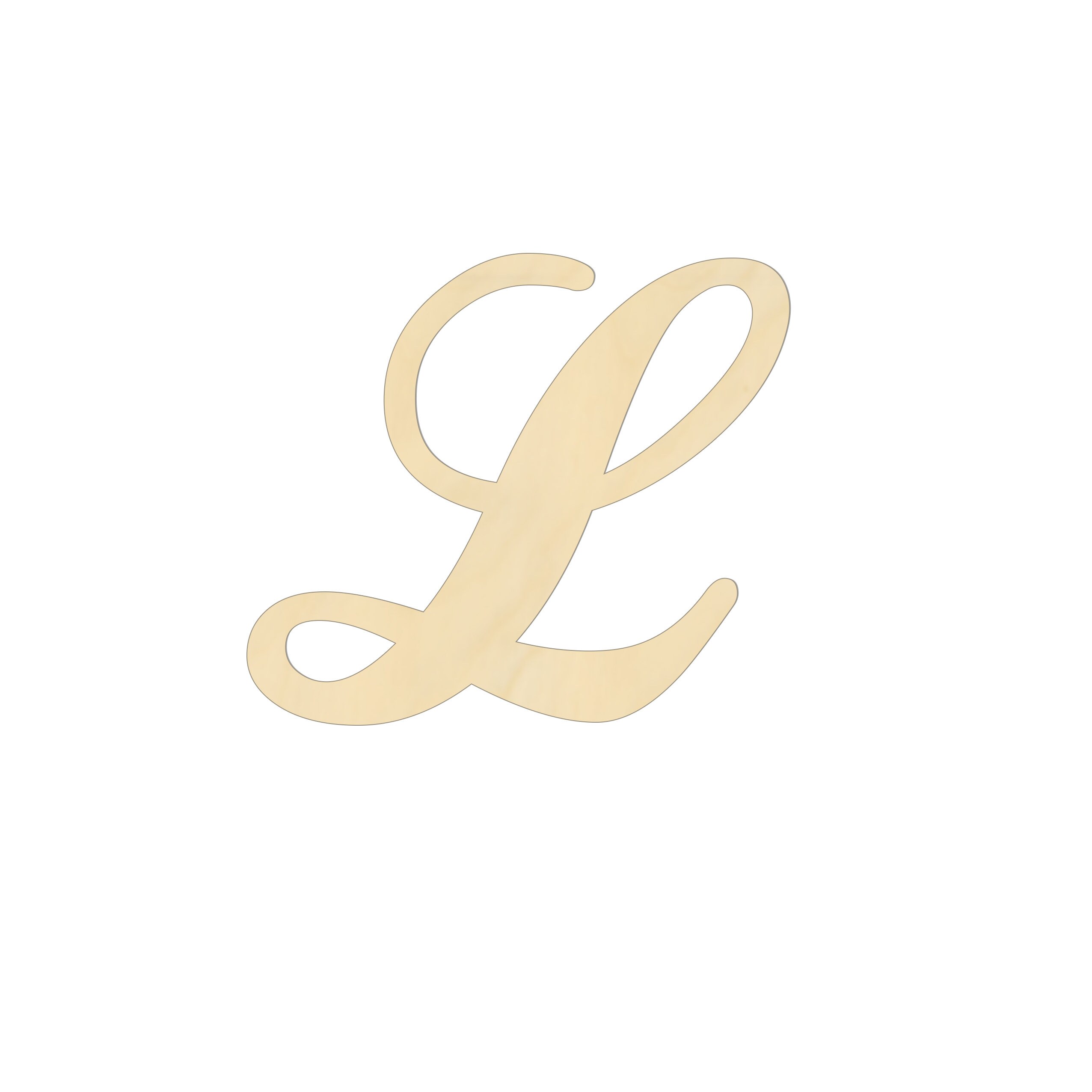 Decorative Cursive Letter L