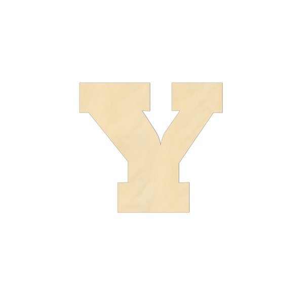 Wooden Letter Y - Etsy