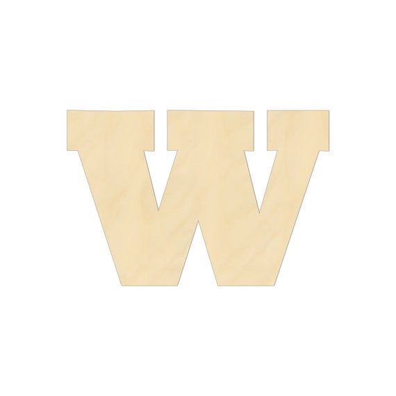 2 34 Wooden Letter W Nursery Kids | Etsy