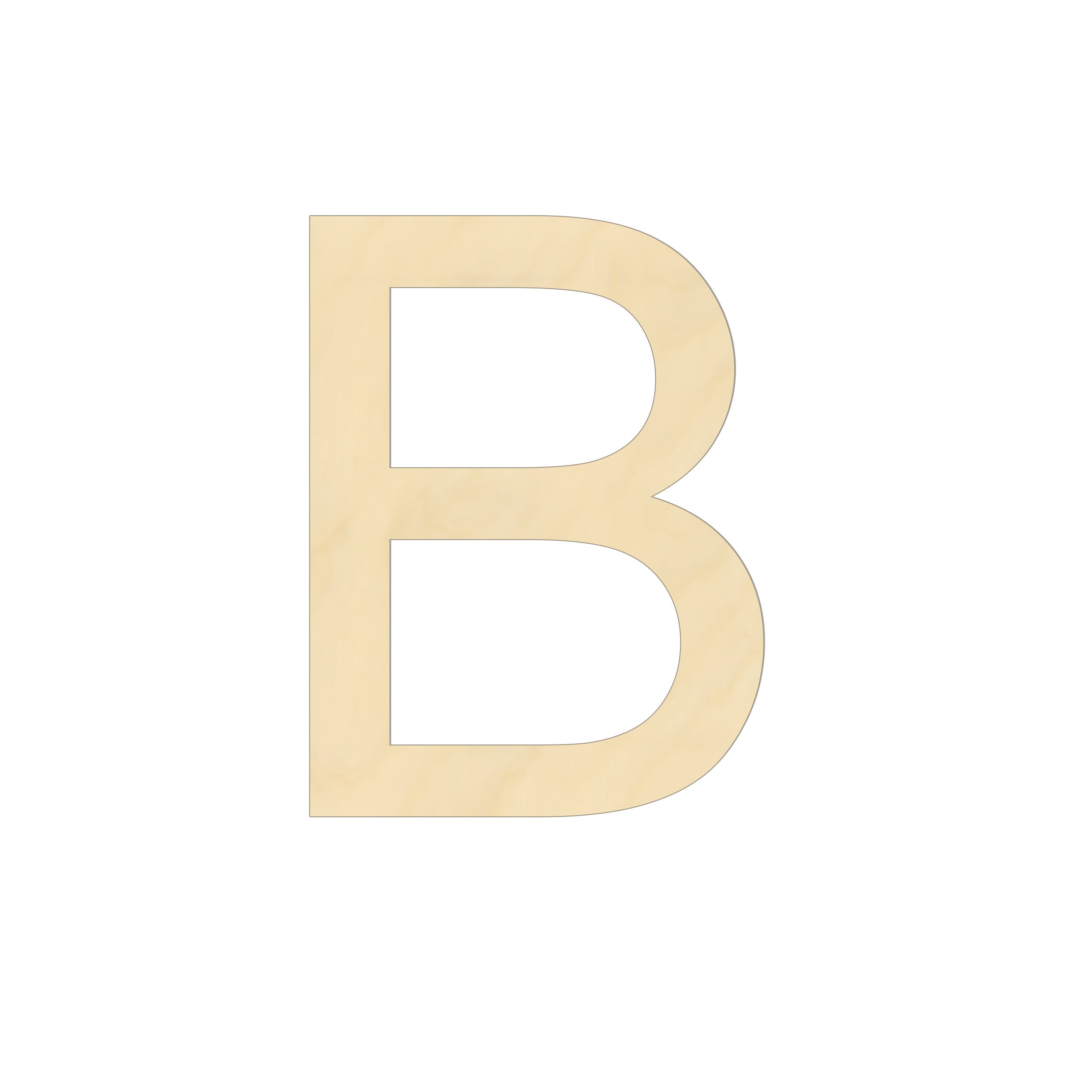 2 34 Wooden Letter B Nursery Kids | Etsy