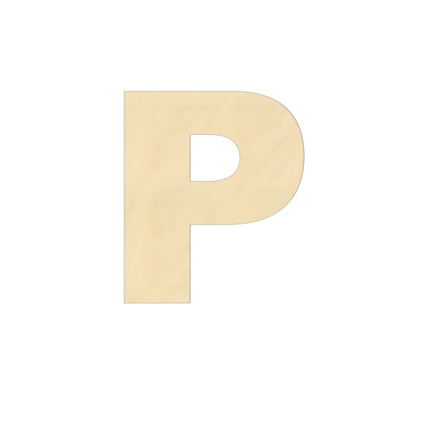Wooden Letter P - Etsy