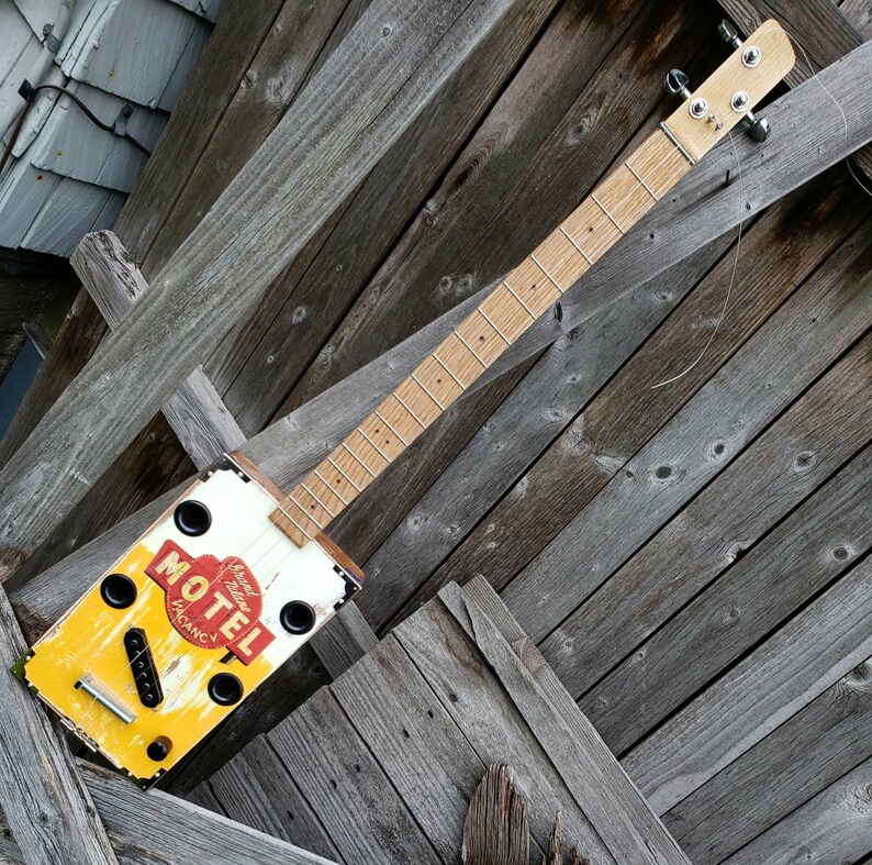 Grand Tulane Motel Cigar Box Guitar - Etsy