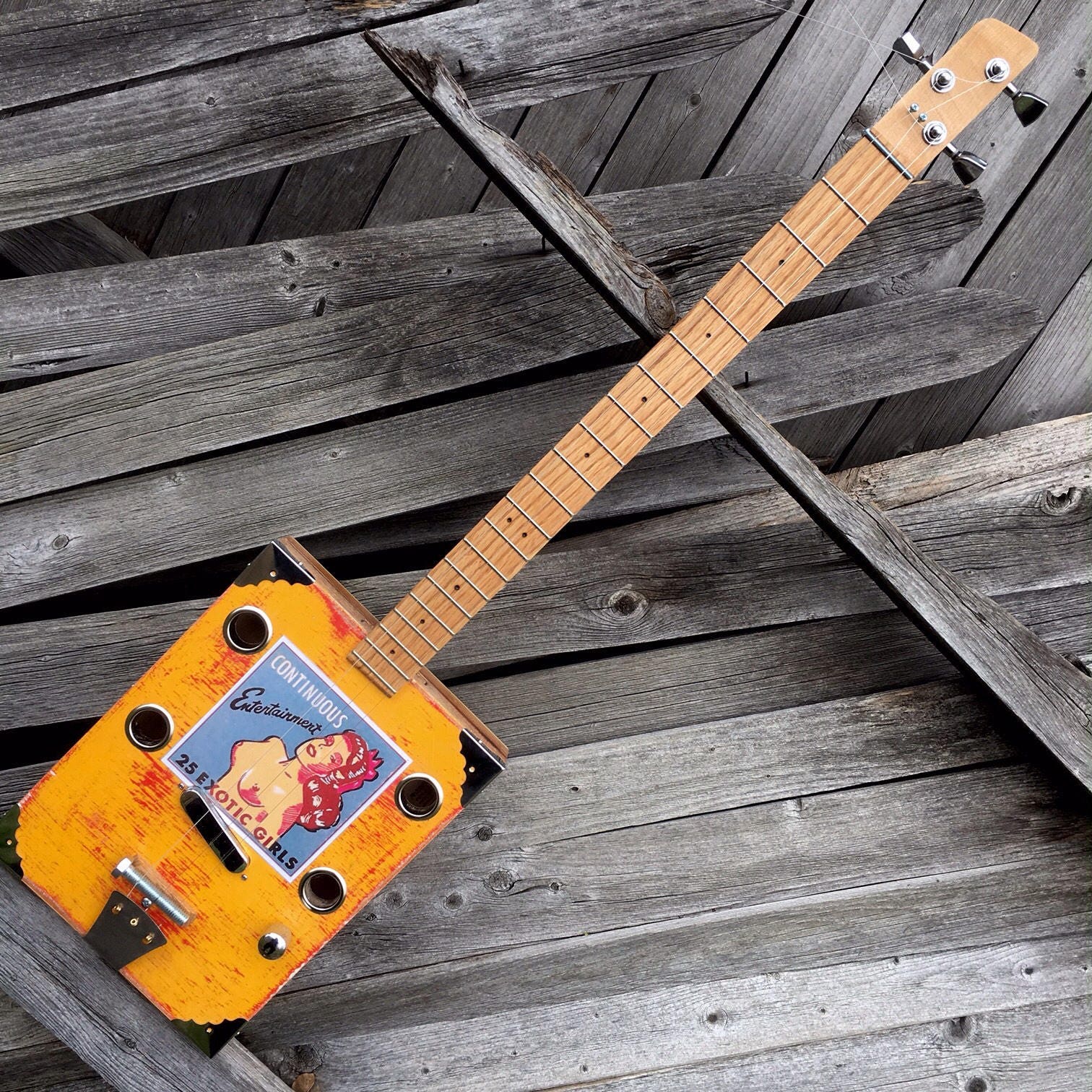 25 Exotic Girls Cigar Box Guitar - Etsy