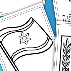 Israel Coloring Pages. Israel Flag, Israel Symbol, IDF Symbol ...