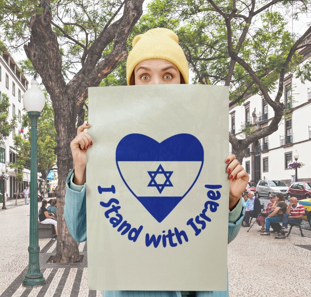 I Stand With Israel Poster. Israel News Israel Under Attack - Etsy