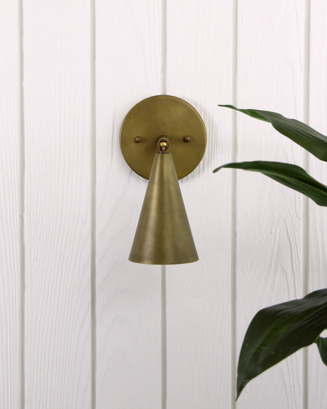 Task Wall Sconce Brass Adjustable Swivel Wall Mount - Etsy