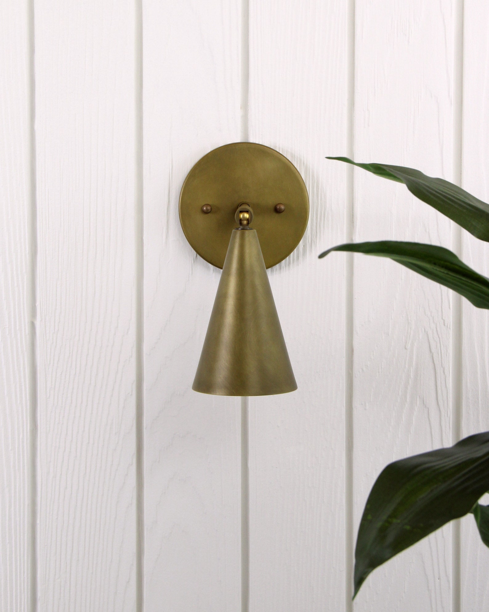 Task Wall Sconce Brass Adjustable Swivel Wall Mount - Etsy