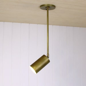 Post Pendant - Ceiling Light Fixture Cylinder Mono Lamp Adjustable ...