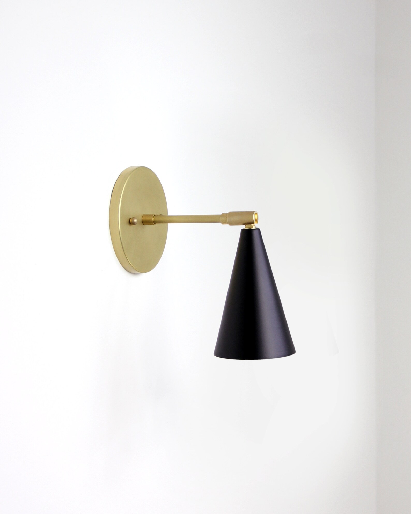 Task Wall Sconce Brass Adjustable Swivel Wall Mount - Etsy