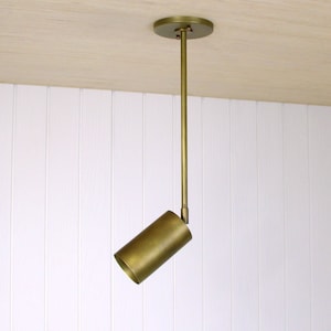 Post Pendant - Ceiling Light Fixture Cylinder Mono Lamp Adjustable ...