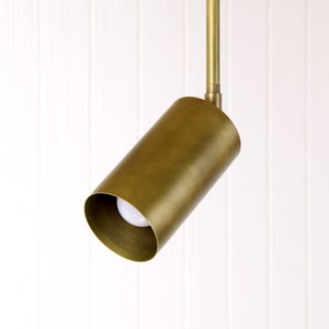 Post Pendant - Ceiling Light Fixture Cylinder Mono Lamp Adjustable ...