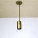 Post Pendant - Ceiling Light Fixture Cylinder Mono Lamp Adjustable ...