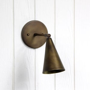 Task Wall Sconce Brass Adjustable Swivel Wall Mount Spotlight Lamp ...
