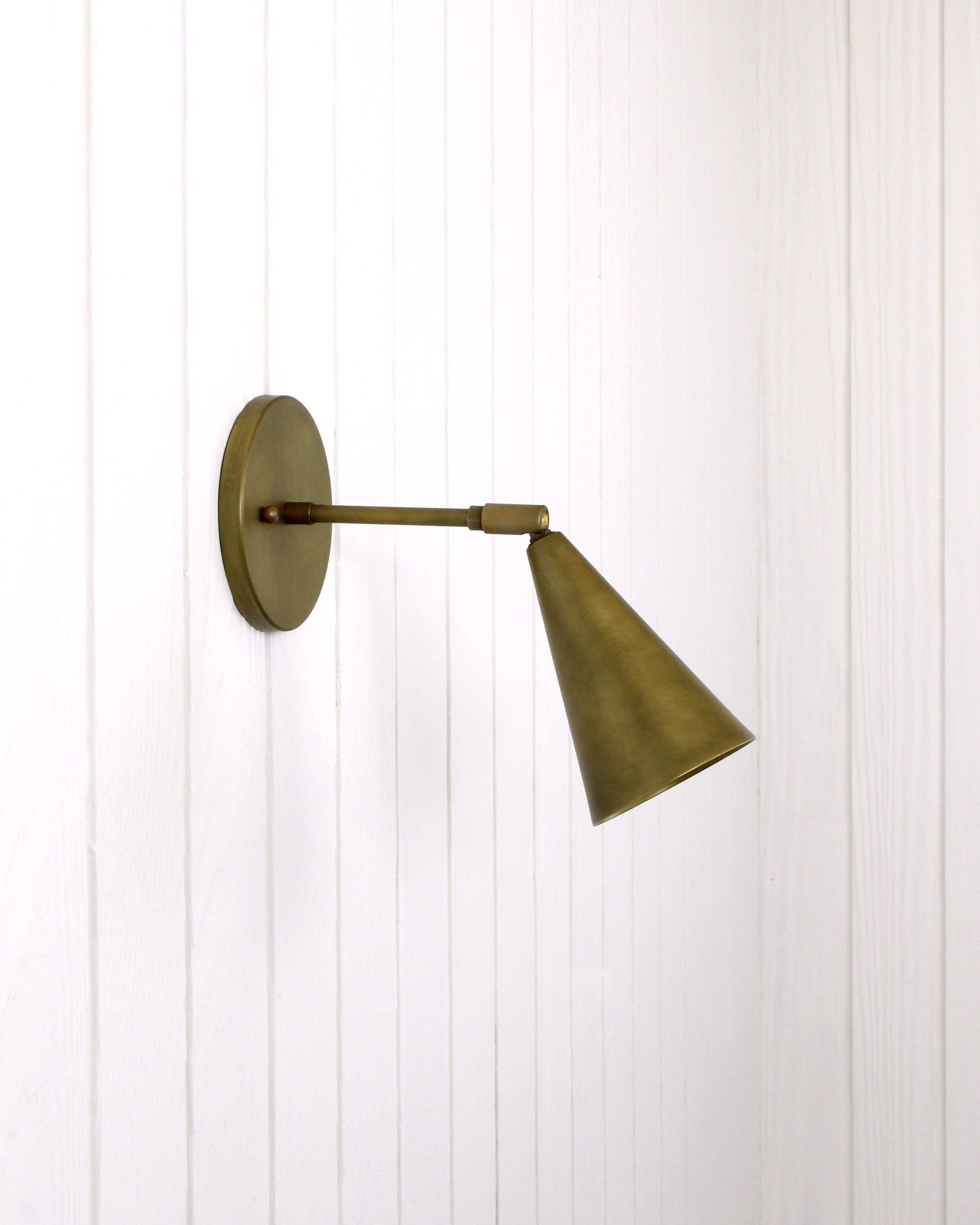 Task Wall Sconce Brass Adjustable Swivel Wall Mount - Etsy
