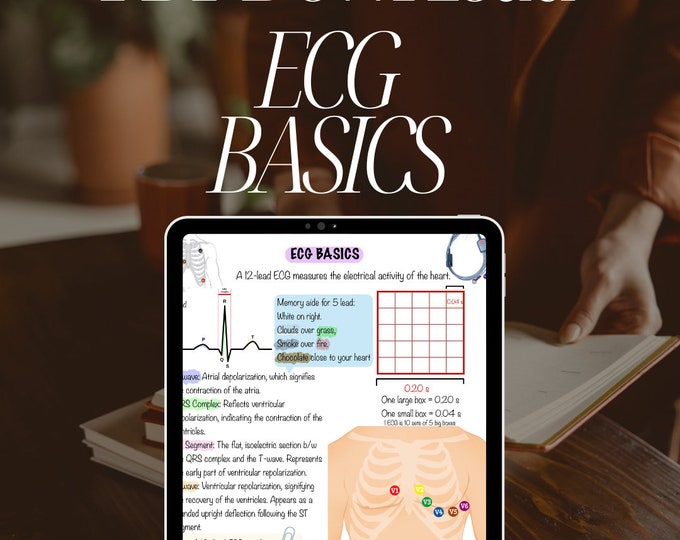 EKG Need to Knows/ Nursing/ EMT- Paramedic/ Cardiology - Etsy Canada