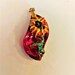 Red Crystal Sunflower Hand Painted Crystal Pendant - Etsy