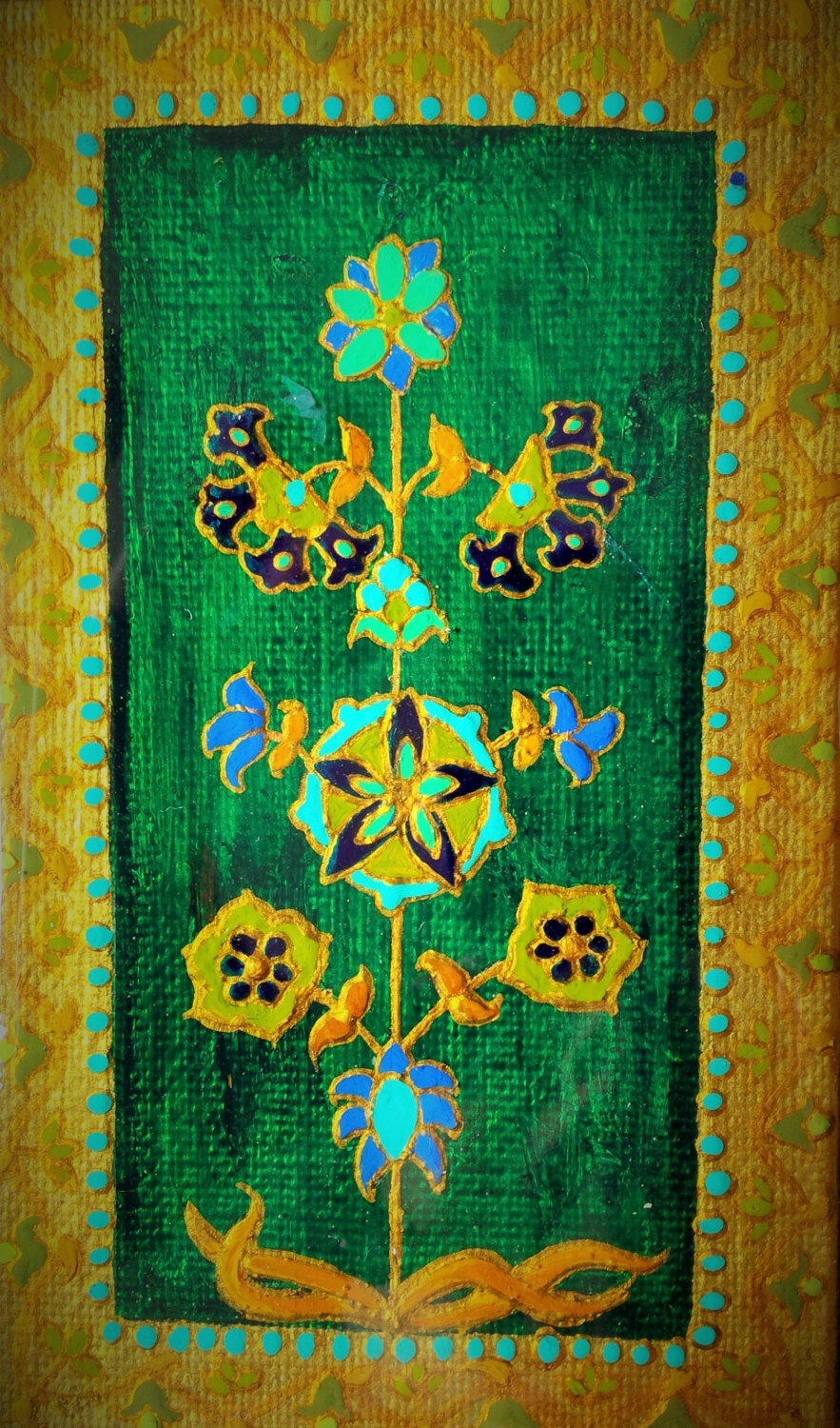 Exotic Indian Art With Mughal and Rajasthani Motifs-lacquer Finish - Etsy