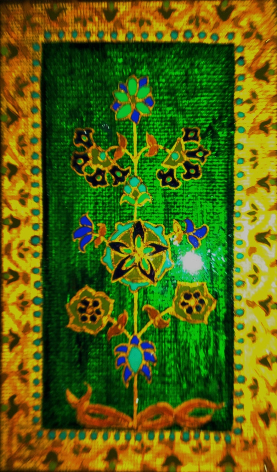 Exotic Indian Art With Mughal and Rajasthani Motifs-lacquer Finish - Etsy