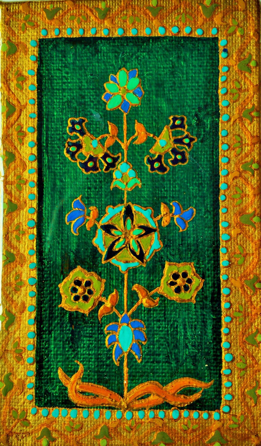 Exotic Indian Art With Mughal and Rajasthani Motifs-lacquer Finish - Etsy