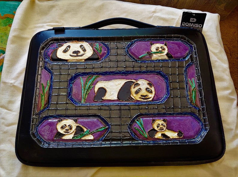 For Python Developers! Python and Pandas17 Inch Laptop Bag | Padded ...