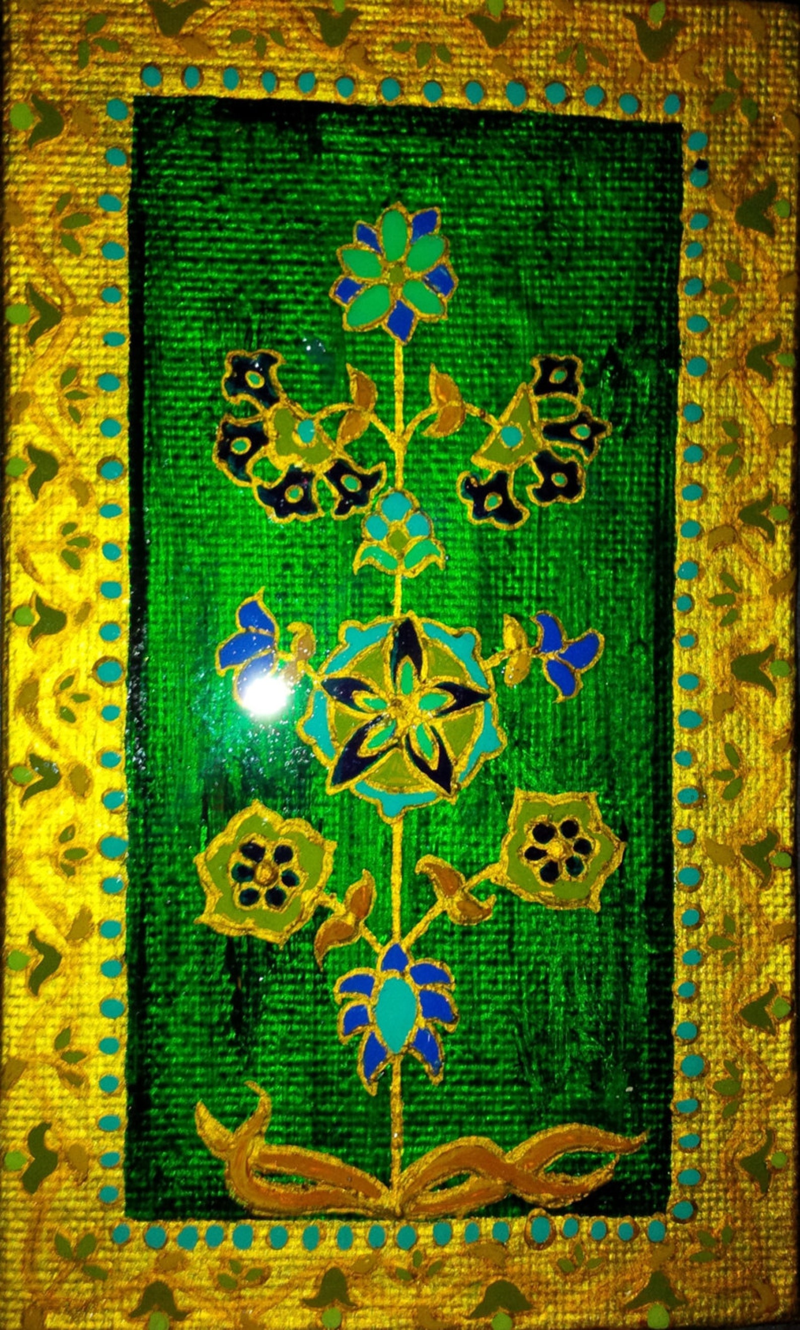 Exotic Indian Art With Mughal and Rajasthani Motifs-lacquer Finish - Etsy