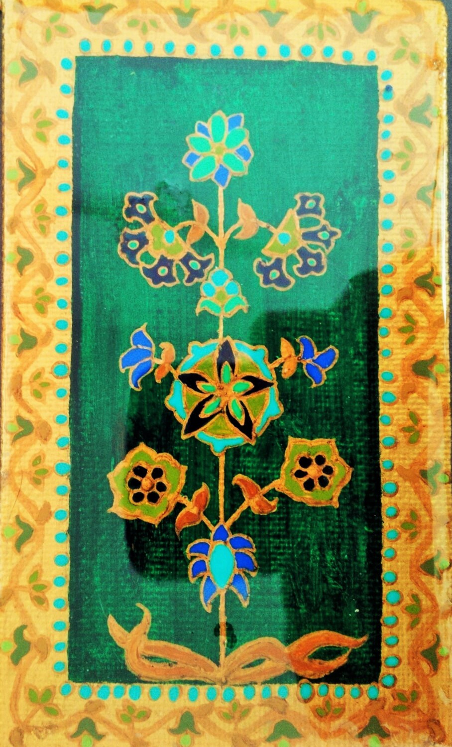 Exotic Indian Art With Mughal and Rajasthani Motifs-lacquer Finish - Etsy