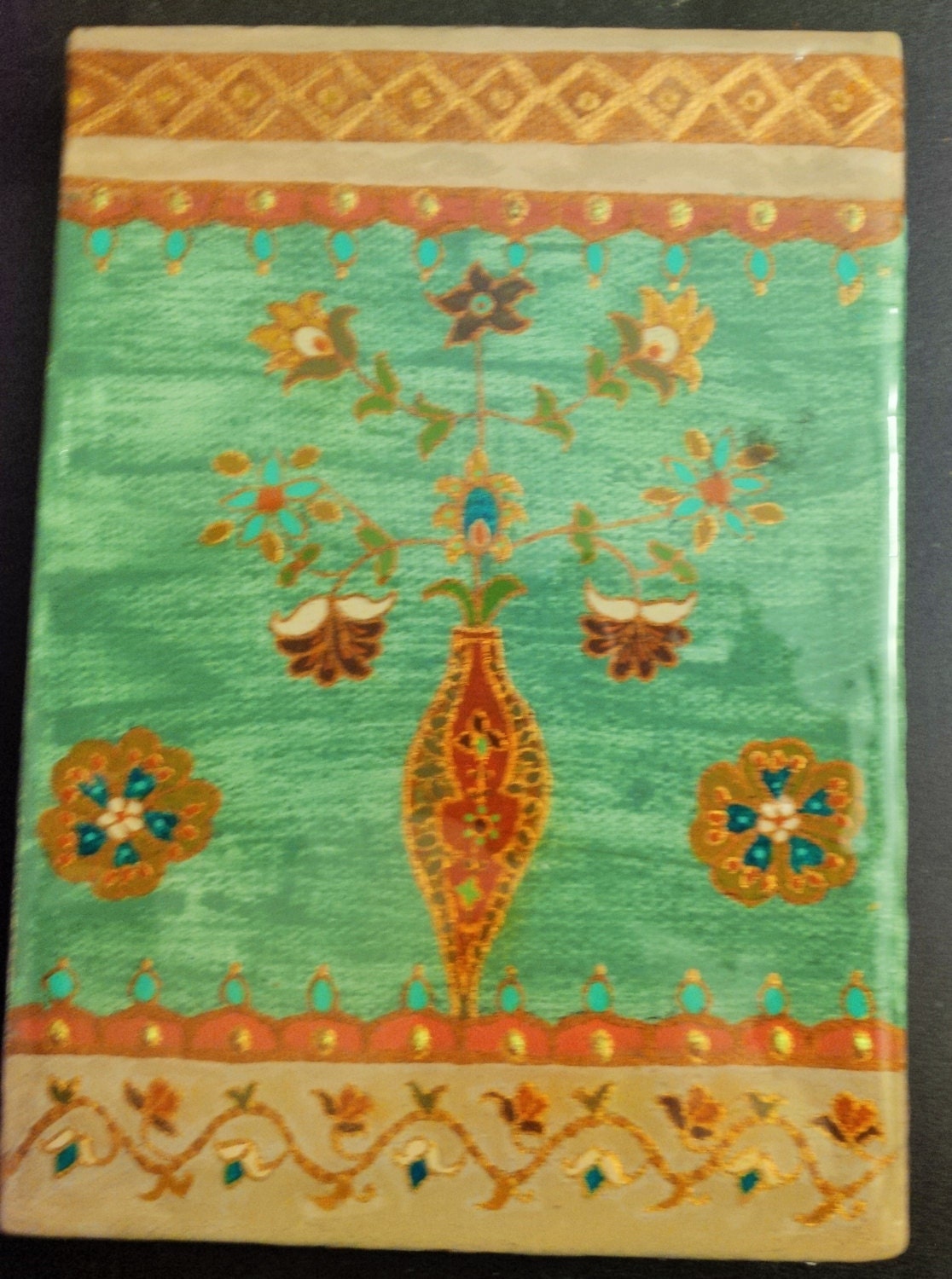 Exotic Indian Art With Mughal and Rajasthani Motifs-lacquer Finish ...