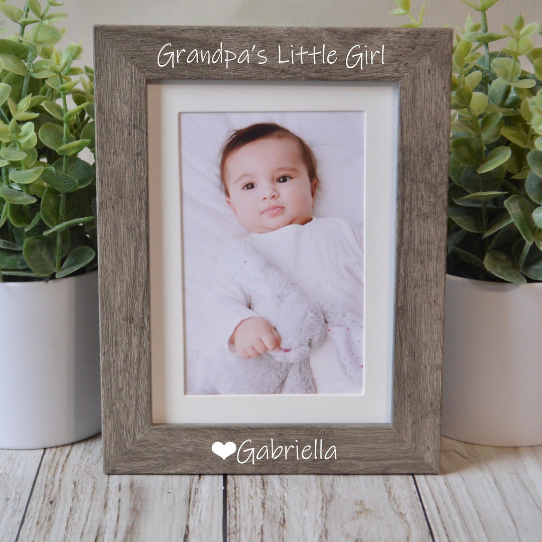 Personalized Grandpa Picture Frame, Custom Grandparent Gift, 4x6 or 5x7 ...