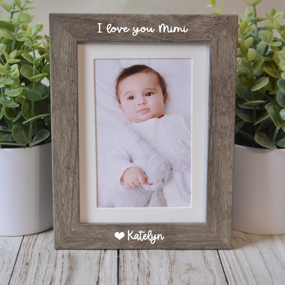 Mimi Picture Frame, 4x6 Custom Picture Frame, Mimi Gift, Mother's Day ...