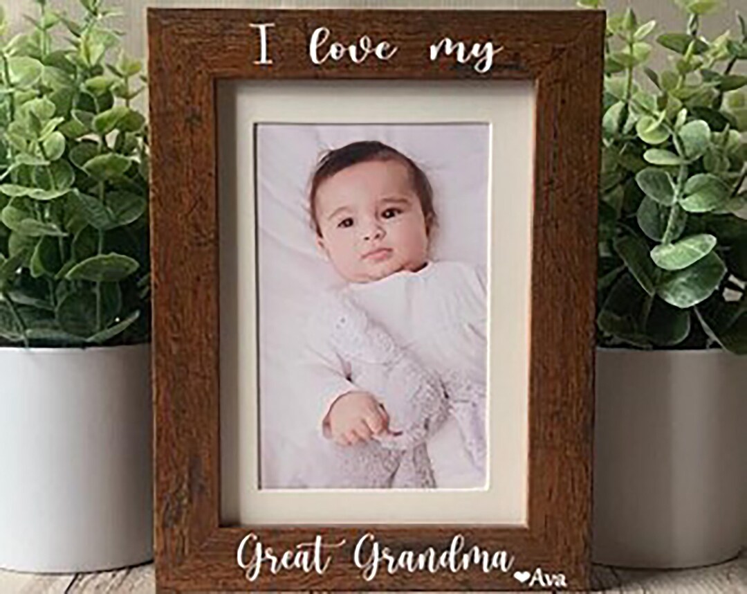 Great Grandma Picture Frame, 4x6 Custom Picture Frame, Grandma Gift ...