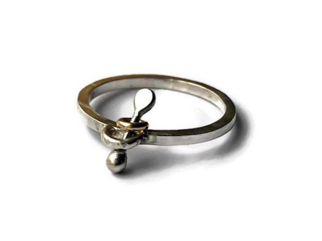 Unique Fidget Spinner Ring for Women, Tactile Thumb Ring, Minimalist ...