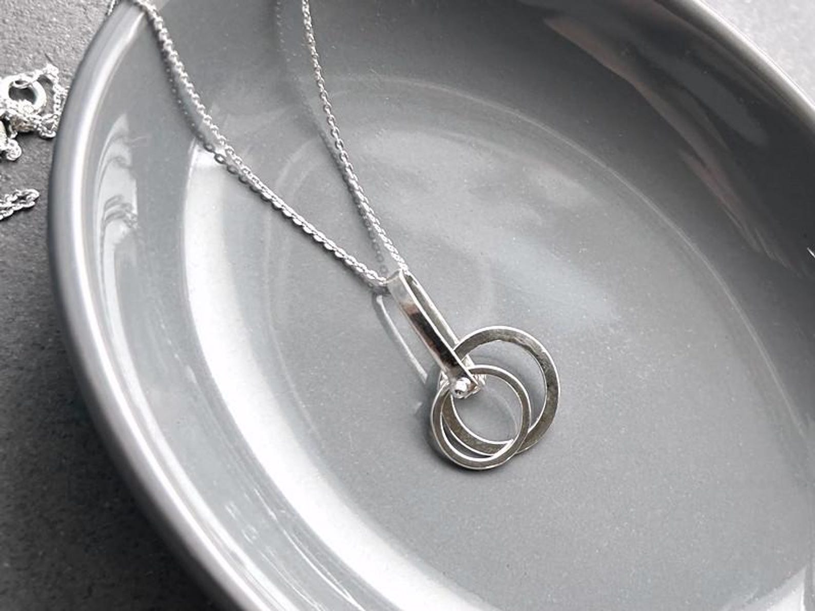 Handmade Sterling Silver Fidget Pendant Necklace: Interactive ...