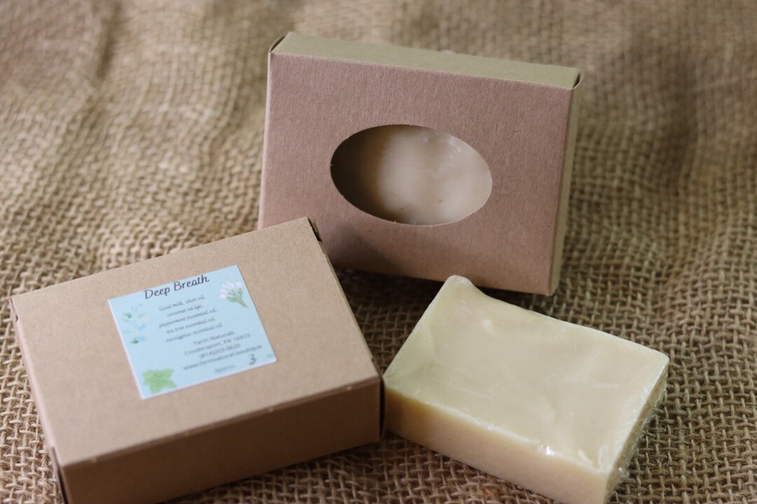 Goat Milk Soap, Deep Breath, Natural Essential Oils, Eucalyptus, Tea ...