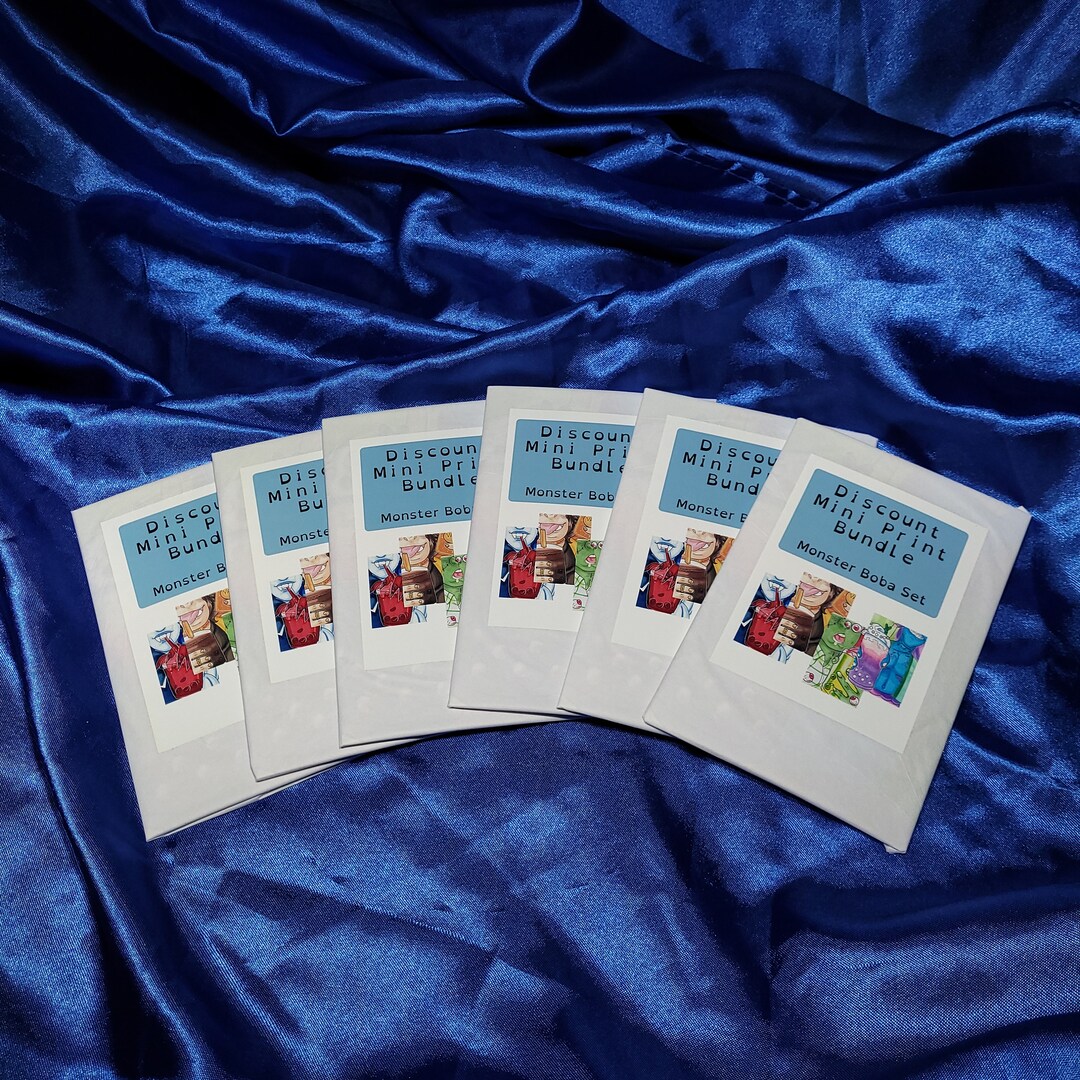 Indrid: Monster Boba Mini Print Bundle - Etsy