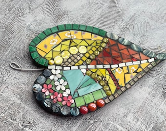 Mosaic Leaves 28 Ceramic Leaf Tiles Mosaic Shapes | Etsy